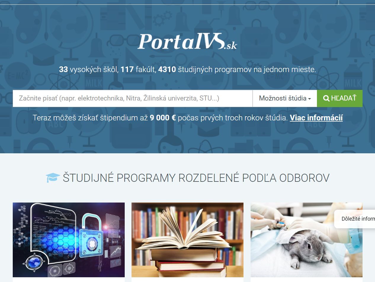 Portál VŠ – Obchodná akadémia sv. Tomáša Akvinského v Žiline